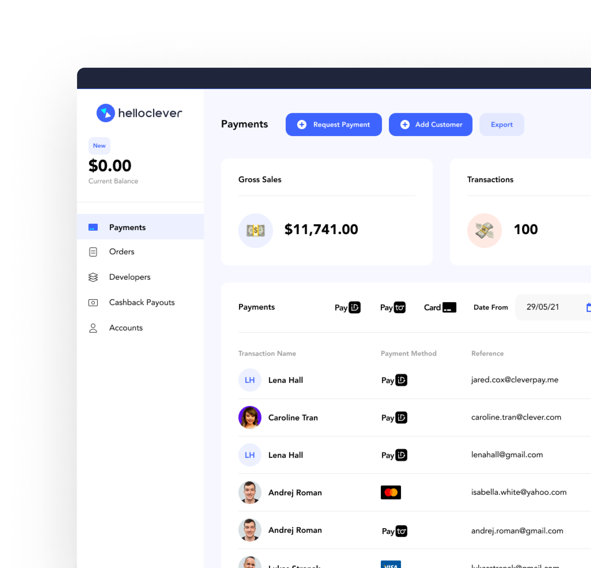 Hello Clever — Your money, right here.
